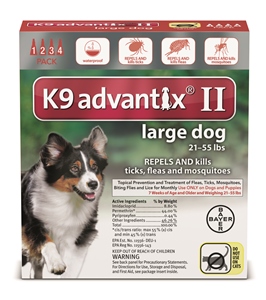 Advantix II - Dog 21-55# Red