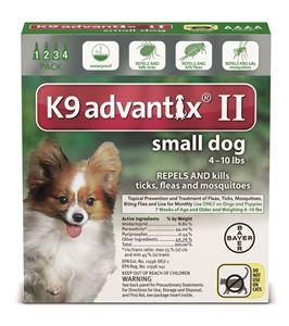 Advantix II - Dog 4-10# Green - 0.4ml Tube