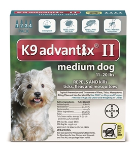 Advantix II - Dog11-20# Teal