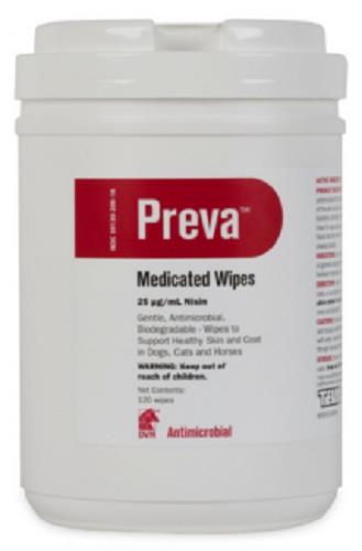 Preva Medicated Wipes B120 By Bayer Direct(Vet)