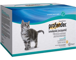 Profender Cat Small ( 2.2-5.5#) Turquiose 0.35ml B40 By