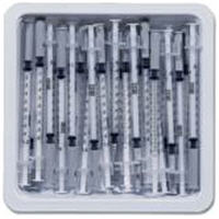 Allergy Tray 1cc With Permanently Attached Needle 27G X1/2 Precision ...