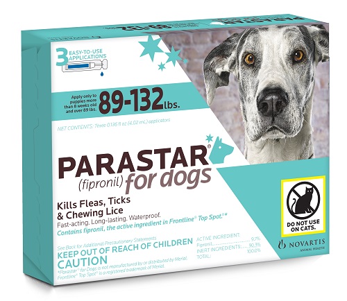 Parastar (Blue) 89-132Lbs Canine Sold By Card Of 3Ds - Box = 10 Cards ...