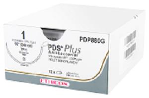 Suture #3-0 Pds Plus Antibacterial (Fs-1) 3/8 Circle Rev Cut 24mm / 27 Violet P