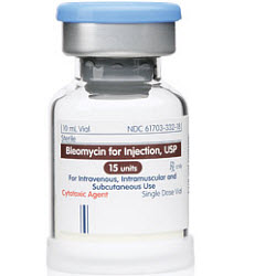 Bleomycin Inj 15IU SDV 10CC by Hospira