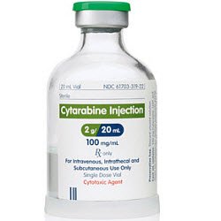 Cytarabine Inj 100Mg/ml Sdv Pf 20cc By Hospira