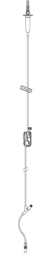 IV Line 104 Plumset Primary W/ Clave Y-Site Each By Hospira