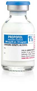 Propofol Inj 10Mg/ml - Sold By Box Of 5/20ml Vials Bx5 By Hospira