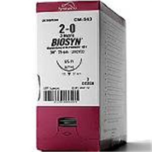 Suture #4-0 Biosyn (V-20) 1/2 Circle Tpr Point 26mm / 30 Violet ...