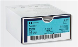 Suture #6-0 Sofsilk (P-10) 3/8 Circle Premium Reverse Cutting 11mm / 18 ...