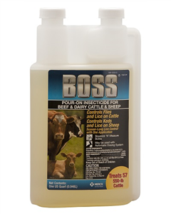 Boss Pour-On Insecticide QT. By Merck Animal Health