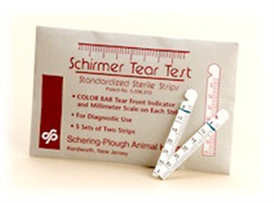 Schirmer Tear Test Strips 10 envelope 5 sets of 2 strips By Merck ...