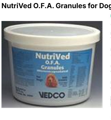 NutriVed O.F.A. Granules for Dogs Roast Beef & Liver Flavor 650GM By ...