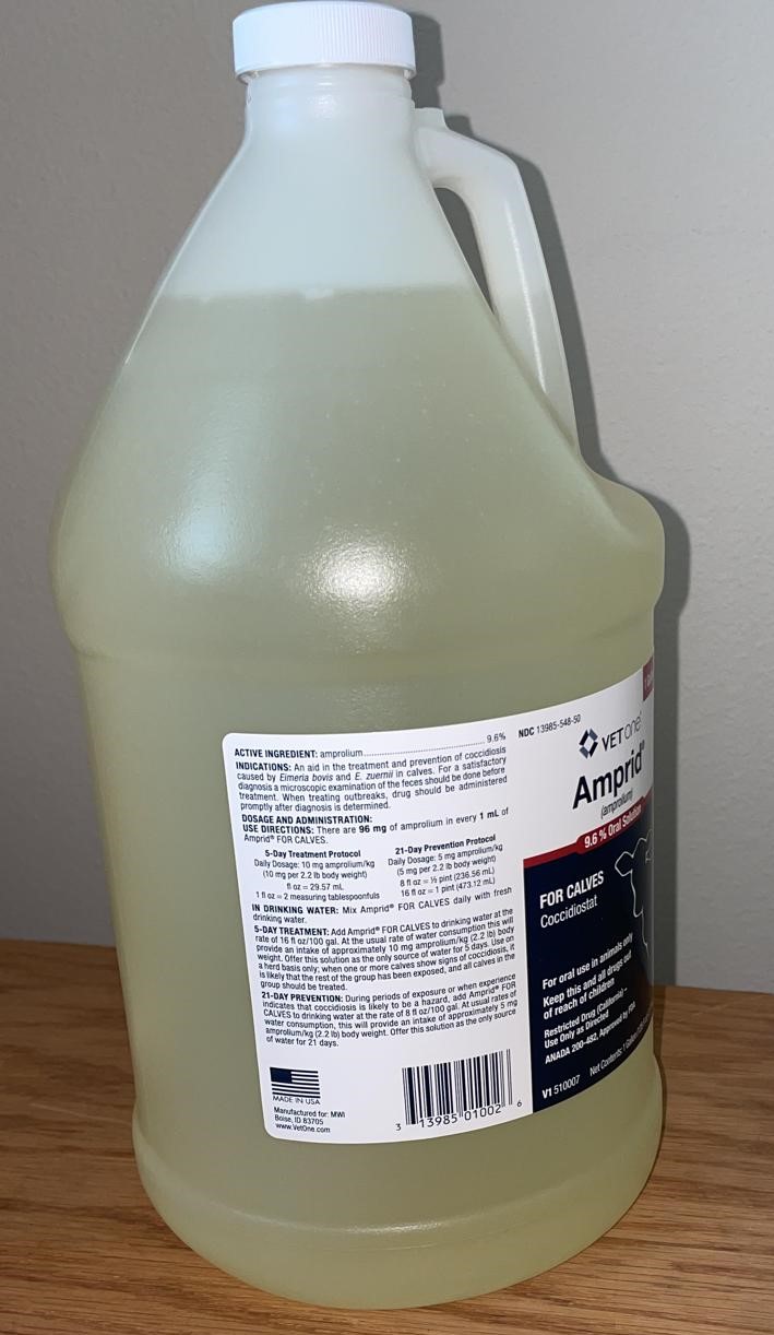 Amprid For Calves 9.6% Oral Solution Gal By Vet One