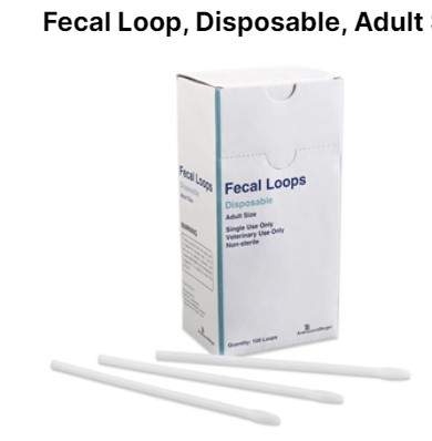 Fecal Loops Disposable Adult Size B100 By Vet One