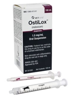 Ostilox (Meloxicam) Oral Suspension 1.5Mg/ml 100cc By Vet One
