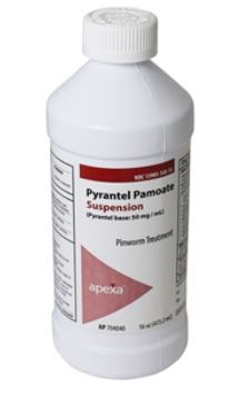 Pyrantel Pamoate Suspension 50mg 16 oz By Vet One