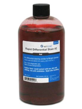 Rapid Differential Stain Red #2 Orm-D 500cc By Vet One