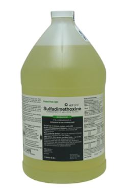 Sulfadimethoxine 12.5% Oral Solution Gal By Vet One