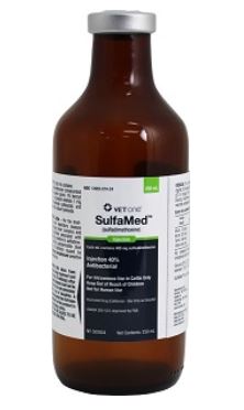 Sulfamed Injection 400Mg/ml 250ml By Vet One