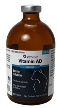 Vitamin Ad Inj 100cc By Vet One