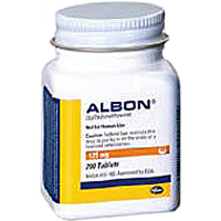 Albon Tabs Sulfadimethoxine 125mg B200 By Zoetis
