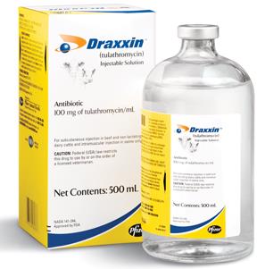 Draxxin 100mg 500cc By Zoetis