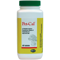 Pet-Cal Palatable Calcium-Phosphorus-Vitamin D Preparation for Dogs By ...
