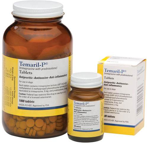Temaril-P Tabs Trimeprazine with Prednisolone 100 By Zoetis