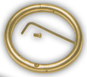 Bull Ring 3 X 5/16 Brass Each By Agri-Pro Enterprises