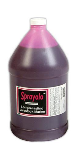 Livestock Marker Sprayolo Long-Lasting (Liquid Spray) Pink Gal By Agri ...