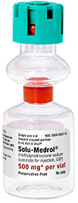 Solu Medrol 500mg Pf Act-O-Vial Sdv