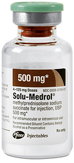 Solu Medrol 500mg W/O Diluent (Methylprednisolone Sodium Succinate ...