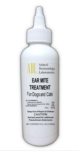 Ear Mite Treatment 4 oz 4 oz By Animal Dermatology Labs