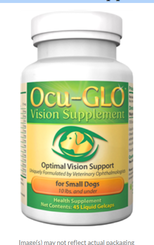 Ocu-Glo Vision Supplement - Small Bottle of 45 caps By Animal Necessity ...
