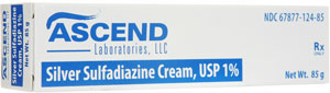 Silver Sulfadiazine 1% Cream Thermazene Tube 25gm By Ascend ...