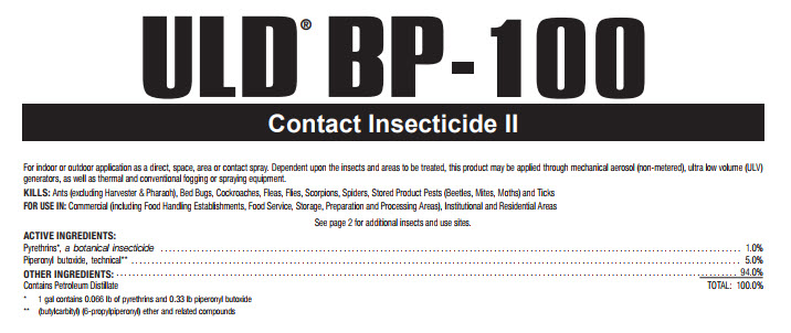 Uld Bp-100 Contact Instecticide 55Gal By Mgk Company