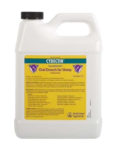RX ITEM-Cydectin Oral Drench For Sheep (Moxidectin) 1000C By Bayer