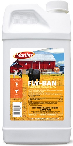 Fly-Ban Synergized Pour-On .5Gal By Control Solutions