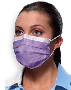 Mask Procedural Earloop Lavender Bx50 By Crosstex International