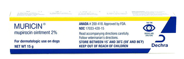 Muricin Ointment 2% (Mupirocin) 15gm By Dechra Veterinary Products