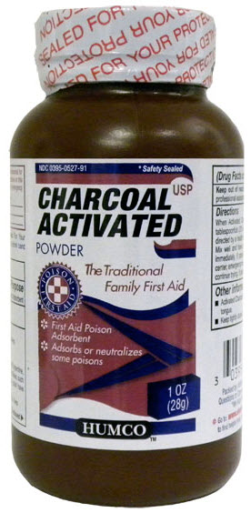 Charcoal Powder Activated 8 oz By Humco