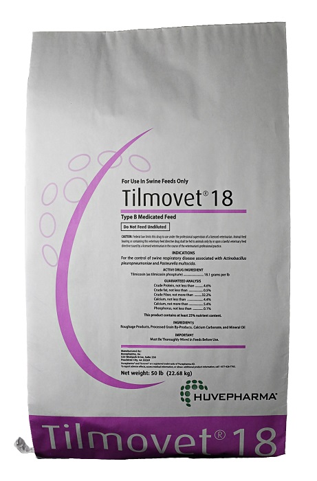 Tilmovet 18 50Lb By Huvepharma