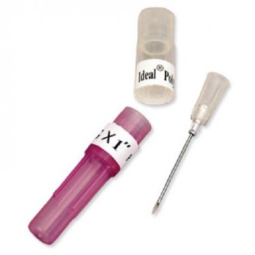 Needles Disposable 16G X 1/2 Plastic Hub B100 By Ideal Instruments