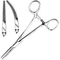 Forceps Rankin Curved 6.25 Each By Integra Miltex