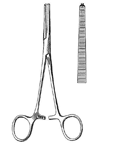 Forceps Rochester Ochsner Vantage Straight 7.25 Each By Integra Miltex