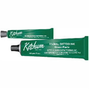Tattoo Ink Paste (Green) Tube 1 oz By Ketchum Manufacturing