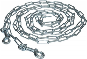 Heavy Duty 3.8mm Welded Link Tie-Out Chains For Large Dogs 15Ft Each By ...