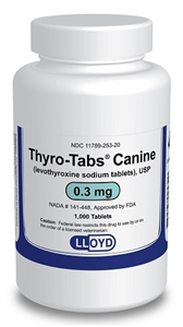 Thyro Tabs (Green) 0.3mg B1000 By Lloyd