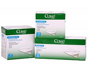 Curad Pads - Non-Adherent Dressing - Sterile 2 X3 B100 By Medline ...
